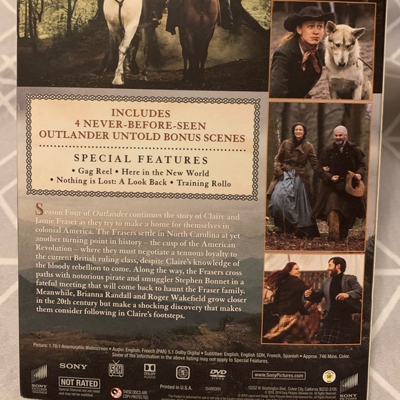 Media | Nwt Outlander Season 4 Dvd Set | Poshmark